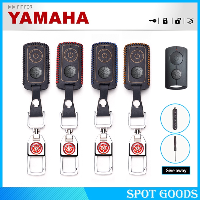 NEW YAMAHA Y16 Nmax Xmax Aerox Keychain Leather Key Chain | Shopee Malaysia