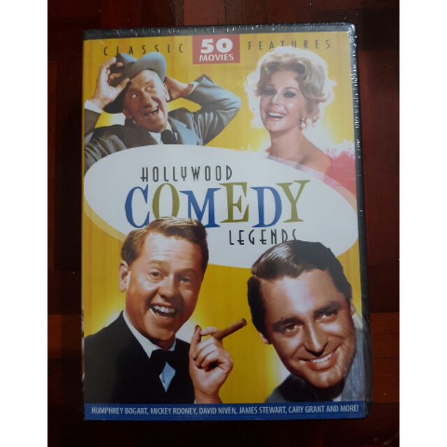 Hollywood Comedy Legends - 50 Movie Pack | Shopee Malaysia