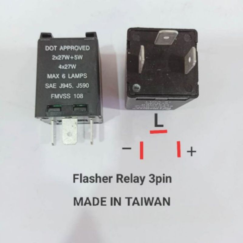 PROTON WIRA & SAGA FLASHER UNIT SINGAL RELAY 3PIN 12V FOR PERSONA, BLM ...