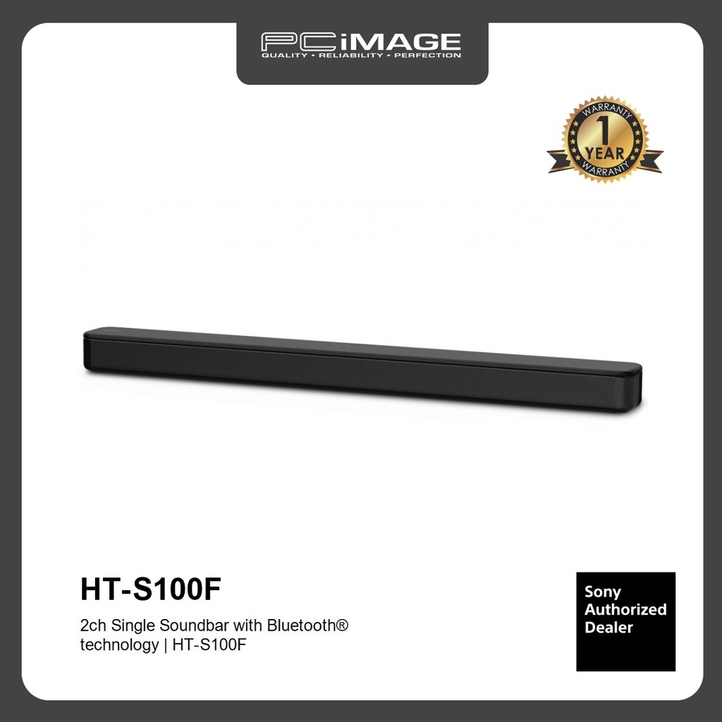 Sony HT-S100F 2ch Single Soundbar with Bluetooth Technology (HT-S100F ...