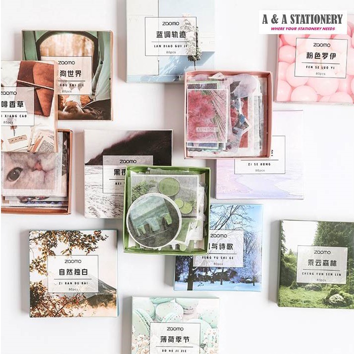80 sheet decorative sticker diary label | Shopee Malaysia