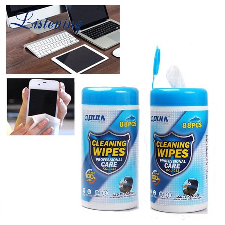Screen Cleaning Clean Wet Wipe Tissues Nurs Monitor LCD TV PC Mobile ...