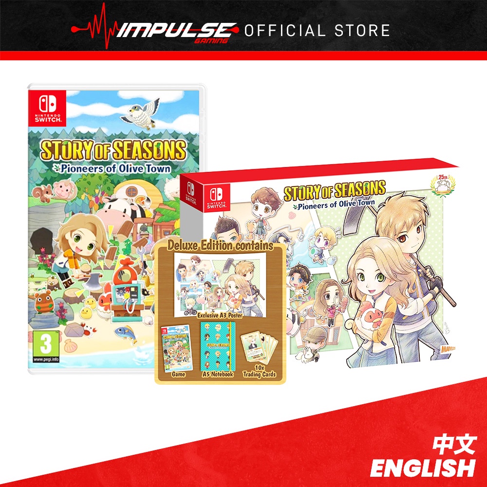 NSW Nintendo Switch Story Of Seasons Pioneers Of Olive Town Chi/Eng ...