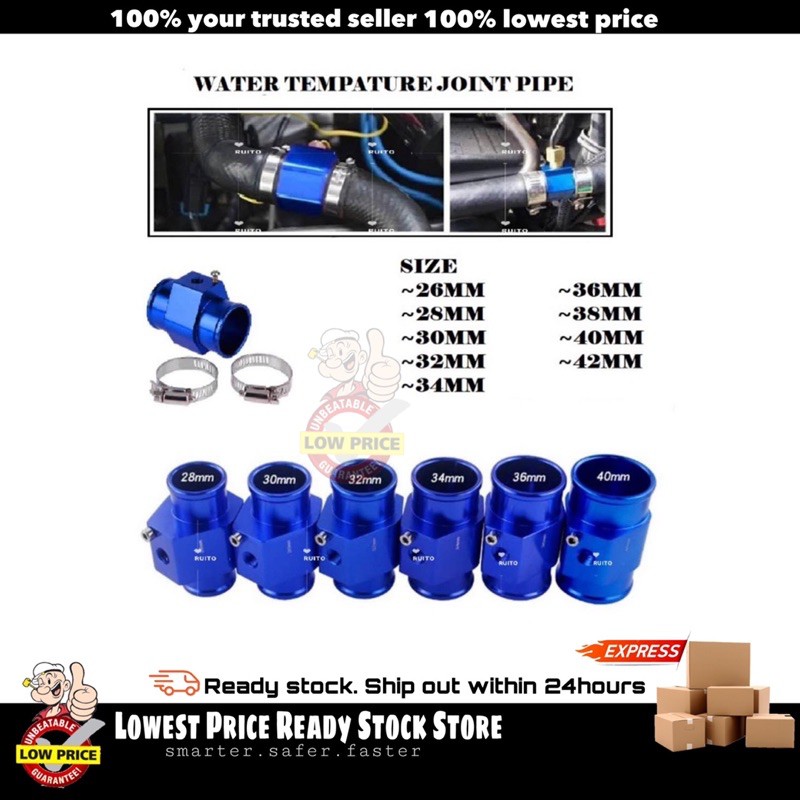 HKS Style Water Temp Adapter / Water Tamp Meter Gauge Sensor Adapter ...