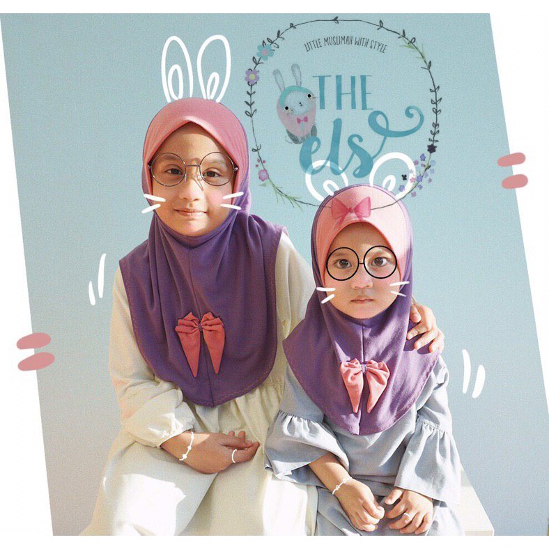 🌸 THE EL'S 🌸 TUDUNG AMANI RIBBON UNGU BERRY | Shopee Malaysia