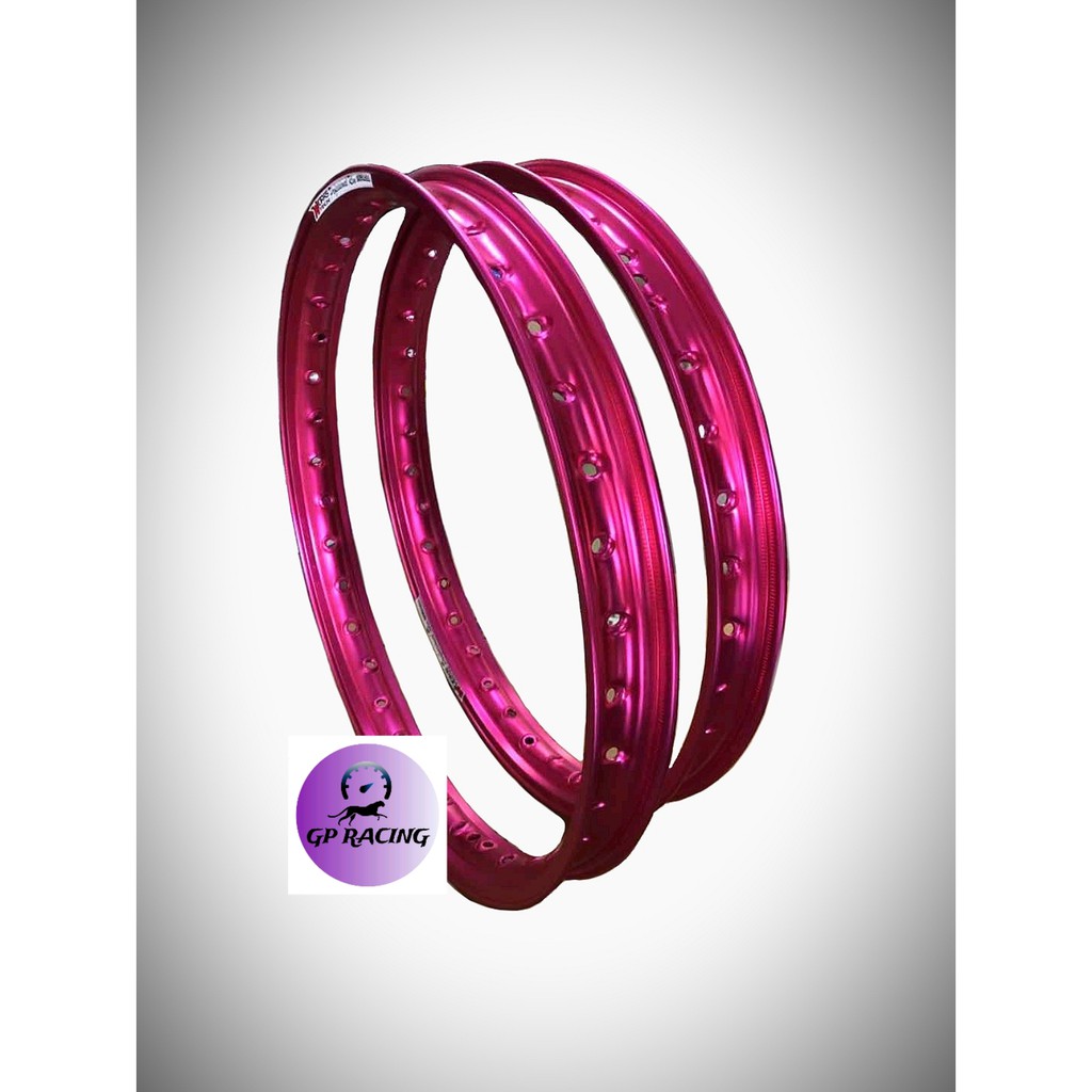 (2 PCS) RIM ALLOY PINK 1.40 X 17 ALOI RIM PINK ALOI SIAM "GP RACING ...