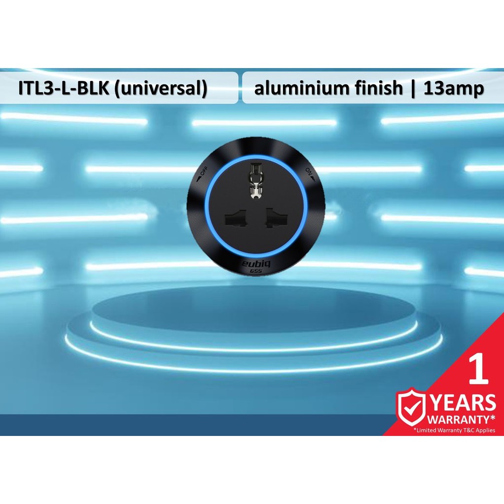 EUBIQ INTERNATIONAL STD ADAPTOR ITL3-BLK(Aluminium Finished) | Shopee ...