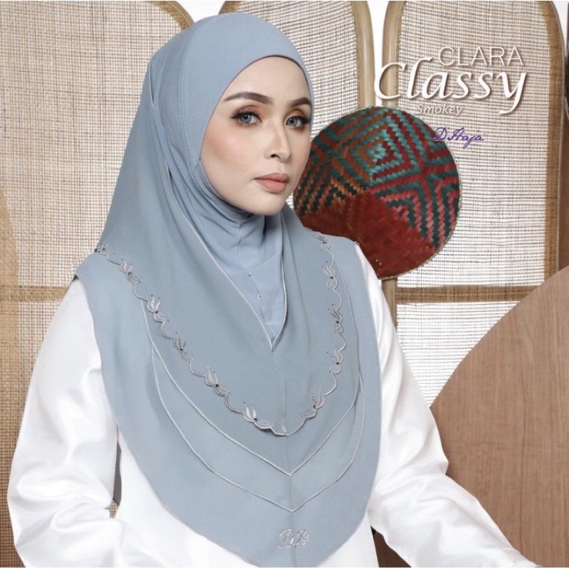 clearance sale Tudung sarung Embroidery Premium Mewah dan sesuai majlis exclusive- Hijab Instant ...