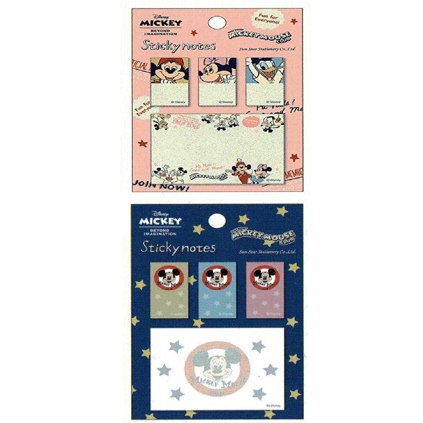 Sun-Star Stationery Mickey Mouse Club Sticky Note (2020) | Shopee Malaysia