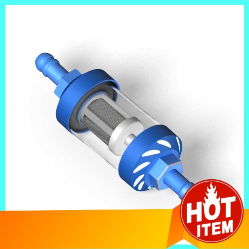 Motorcycle Fuel Filter Oil Cleaner Clear View (Blue) | Shopee Malaysia