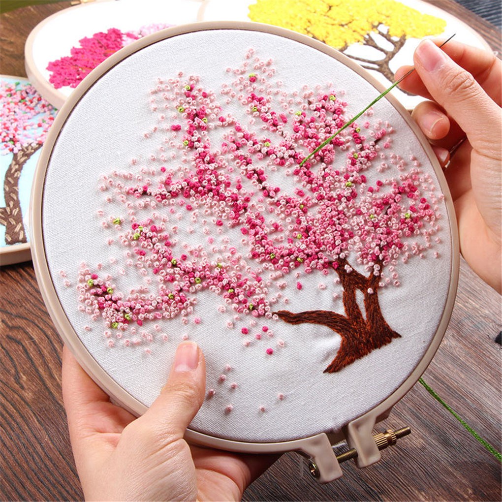 Handmade Embroidery Kit DIY Cross Stitch Material Package Home Handwork ...