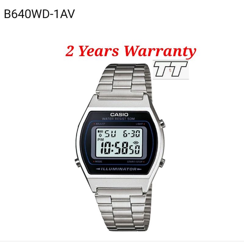 CASIO B640WD-1A [2YEARS WARRANTY] ORIGINAL Women Watches UNISEX YOUTH ...