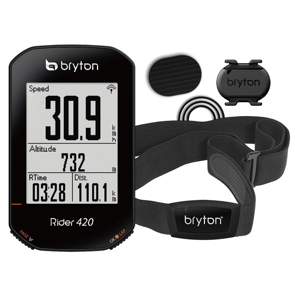 Bryton Rider 420T (Meter,Heart Rate Monitor & Cadence Sensor) | Shopee ...