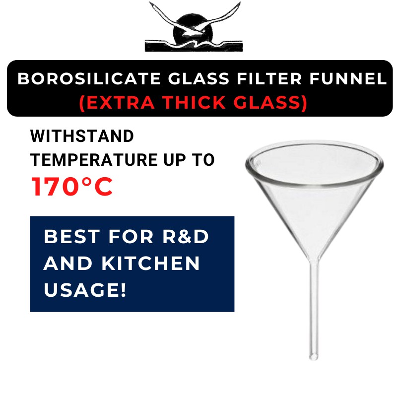 Borosilicate Glass Durable Filter Funnel (40mm-100mm) | Shopee Malaysia