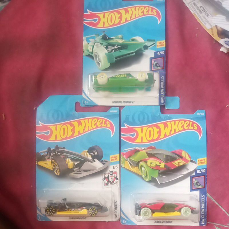 Track Hammer & Cyber Speeder & Winning Formula Hotwheels | Shopee Malaysia