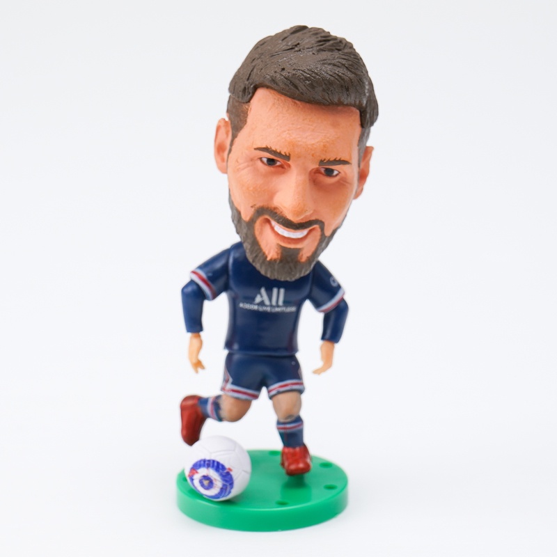 COLDPLAY-Paris PSG Soccer Player Dolls 7cm Height Lionel Messi Figures ...