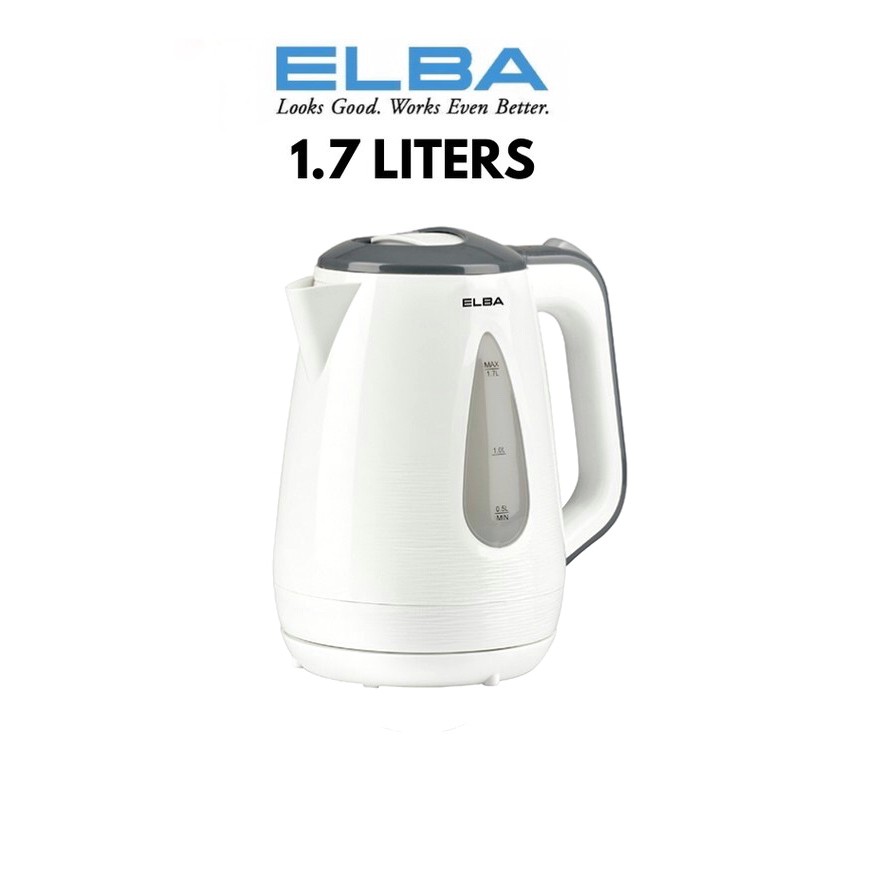 ELBA Electric Jug Kettle 1.7L Concealed Heating Element EJK-G1733 ...