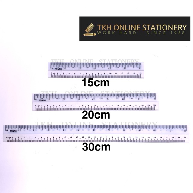 Plastic Straight Ruler/ Flexible plastic ruler /soft | Shopee Malaysia