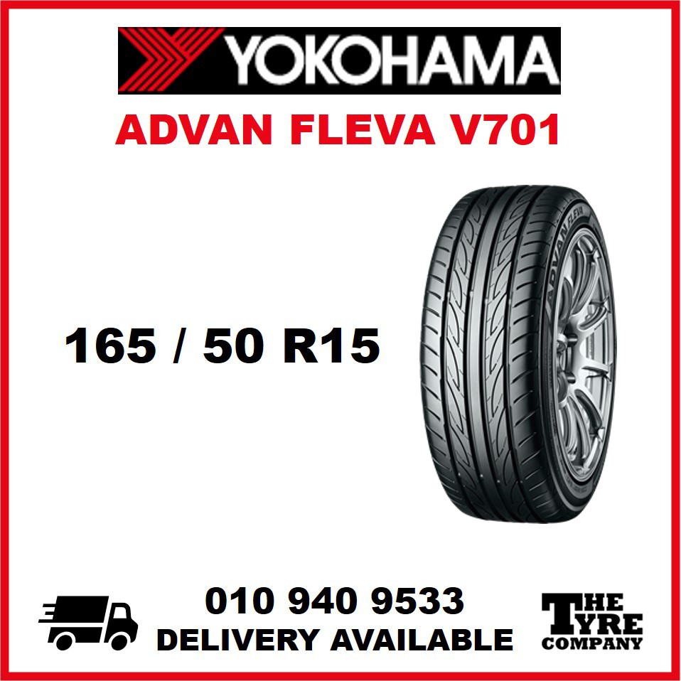 YOKOHAMA ADVAN FLEVA V701 - 165/50/15, 165/50R15 TYRE TIRE TAYAR 15 INCH INCI | Shopee Malaysia
