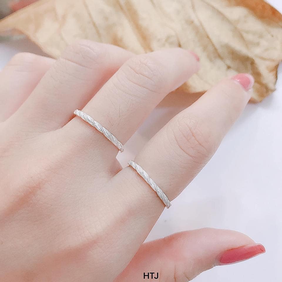 Synthesis OF SILVER GRASS RINGS IN LEAF, SPIRAL, COIN SHAPE | Shopee ...