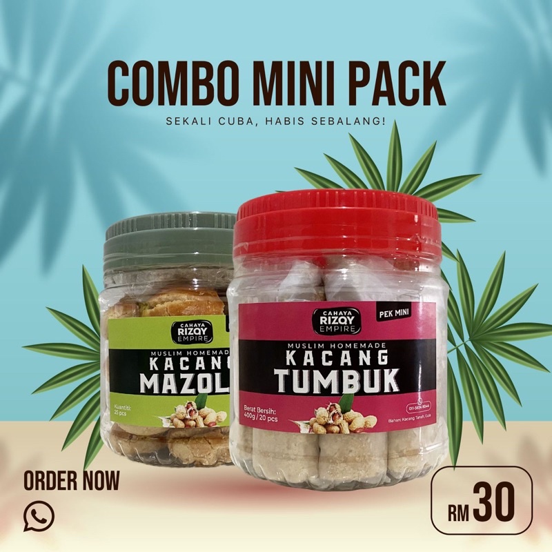 KOMBO MINIPACK MAZOLA & KACANG TUMBOK | Shopee Malaysia
