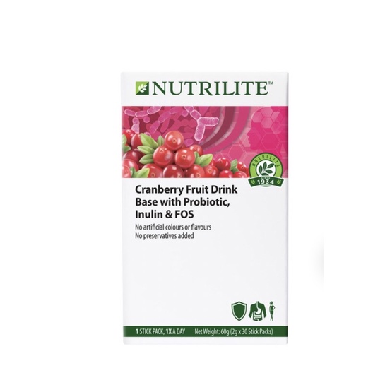 Nutrilite Cranberry Fruit Drink Base With Probiotic, Inulin & FOS ...