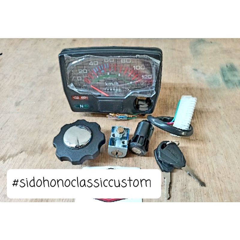 Speedometer spedo honda win win100 set 1 Package Of Contact Key ...