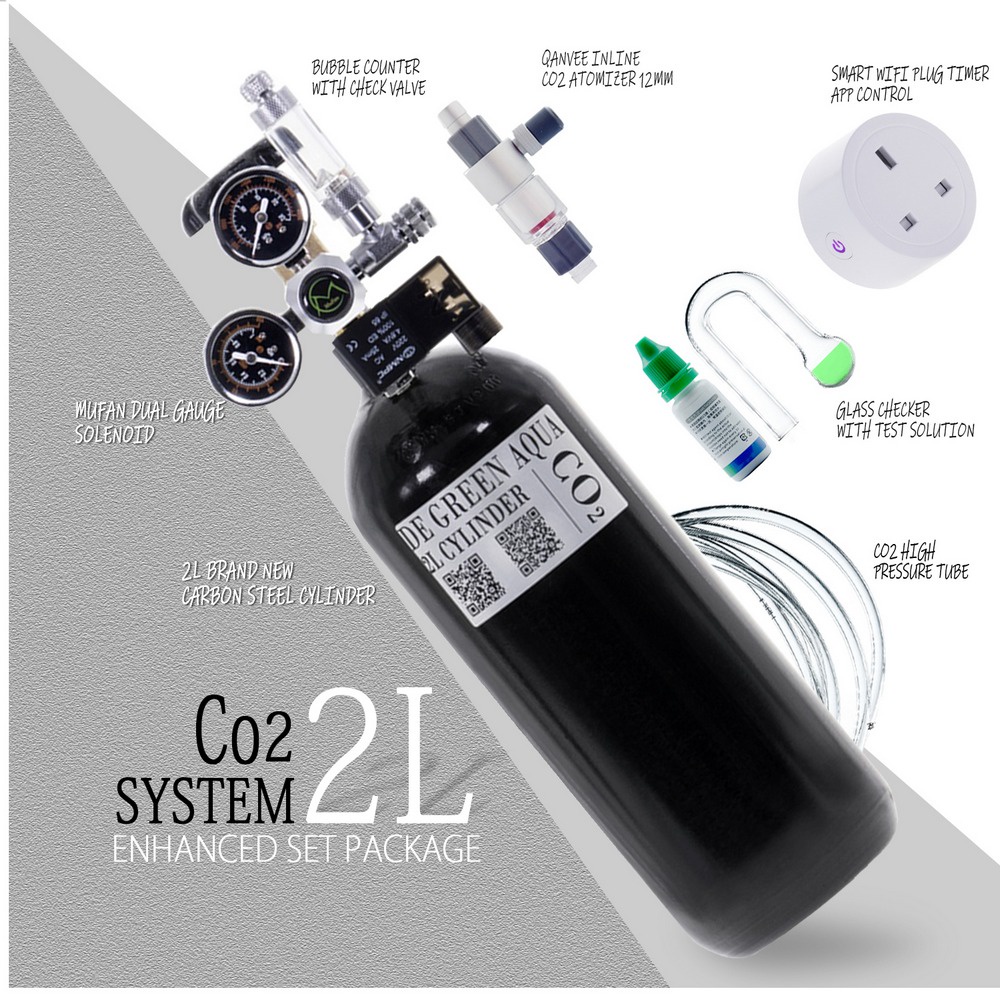 Super Value Brand new Planted tank co2 system package cylinder solenoid ...