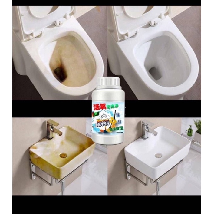 BUBBLE BOOM WASH Sabun pembersih kotoran degil di singki, tandas, paip ...