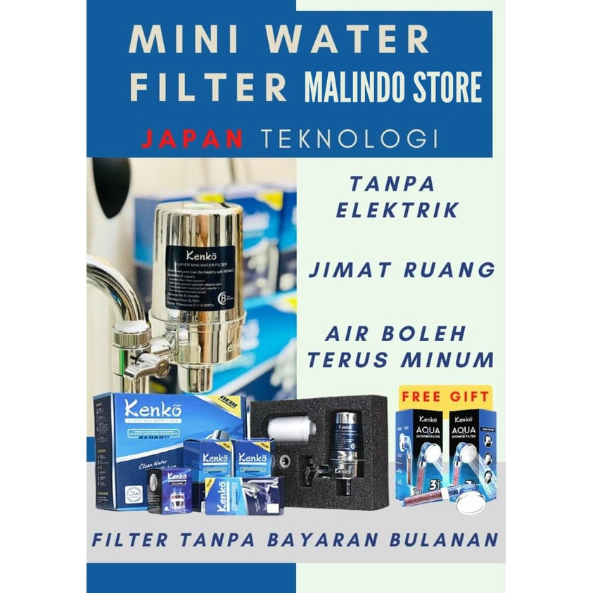 🔥KENKO WATER FILTER🔥OFFER‼ FULL SET🔥(1 BODY KENKO & 1 KATRIJ + FREE ...