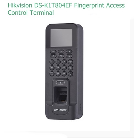 Hikvision DS-K1T804AEF Fingerprint Access Control Terminal - Black ...
