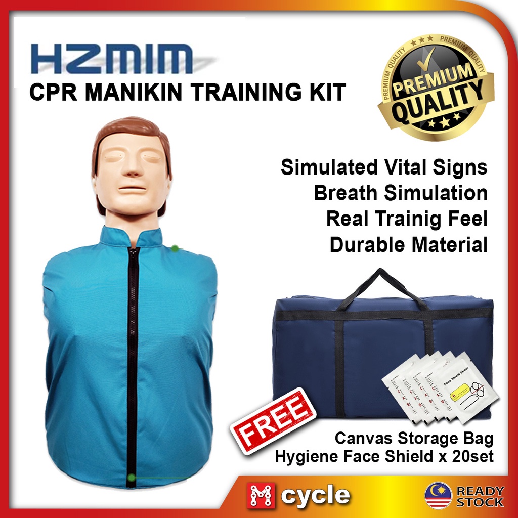 HZMIM CPR Training Manikin Kit For Adult And Child First Aid Rescuse (6 ...