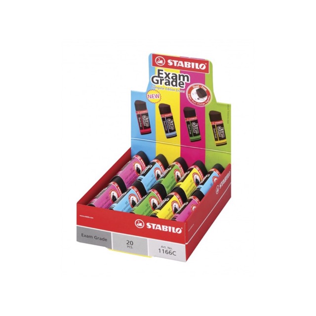 1 Box - Stabilo 1166C Eraser / Rubber / Pemadam Office / School Use ...