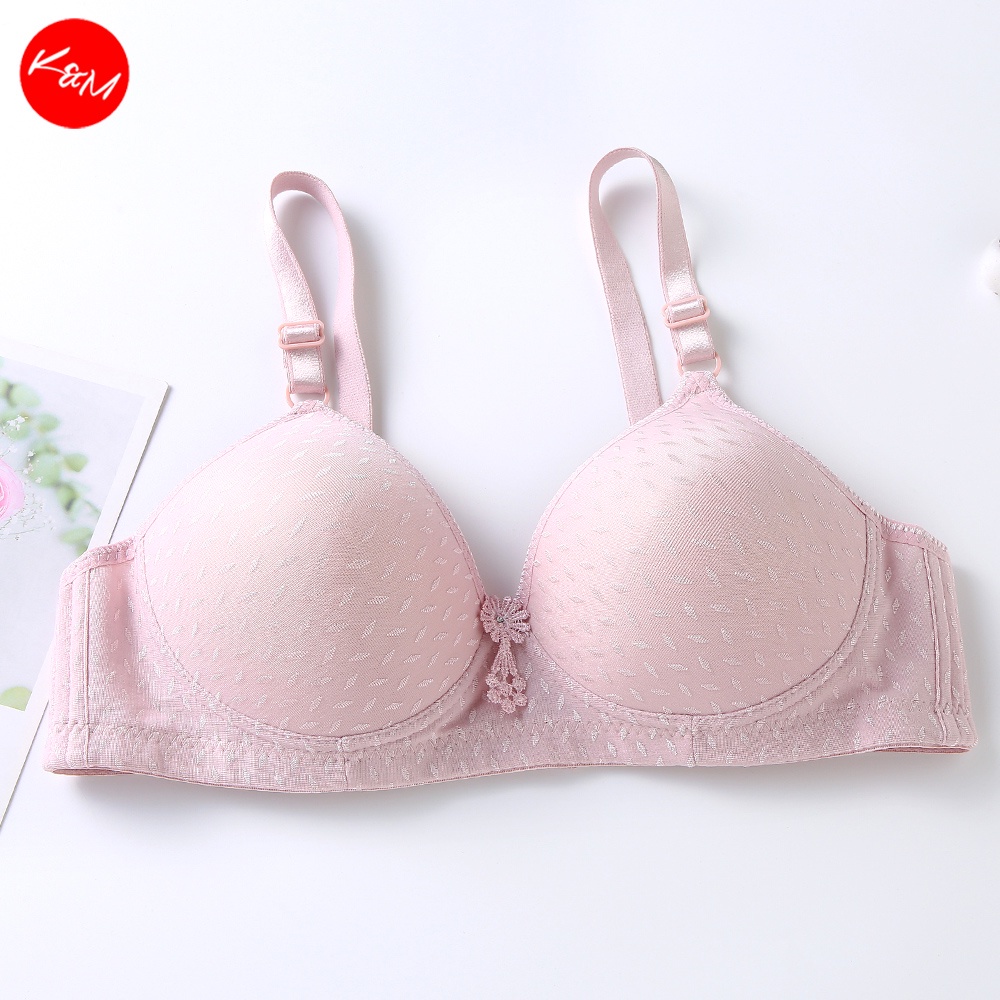 KM Women Abbie Plus Size 36-42 B Cup Non-Wired Bra Ready Stock Daily ...