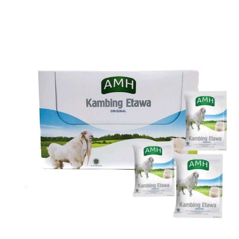 PUTIH Original AMH Goat Milk Powder/ORIGINAL White BOX Packaging ...