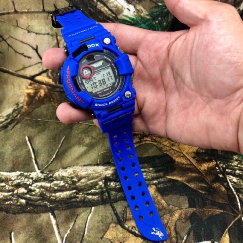 GSHK FROGMAN BLUE Jam Tangan lelaki , free box Gshk, murah | Shopee ...