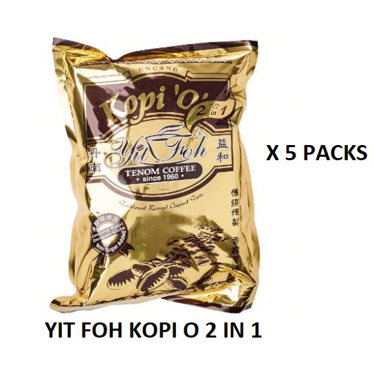 YIT FOH TENOM KOPI O 2 IN 1 (5 PACKS ) | Shopee Malaysia