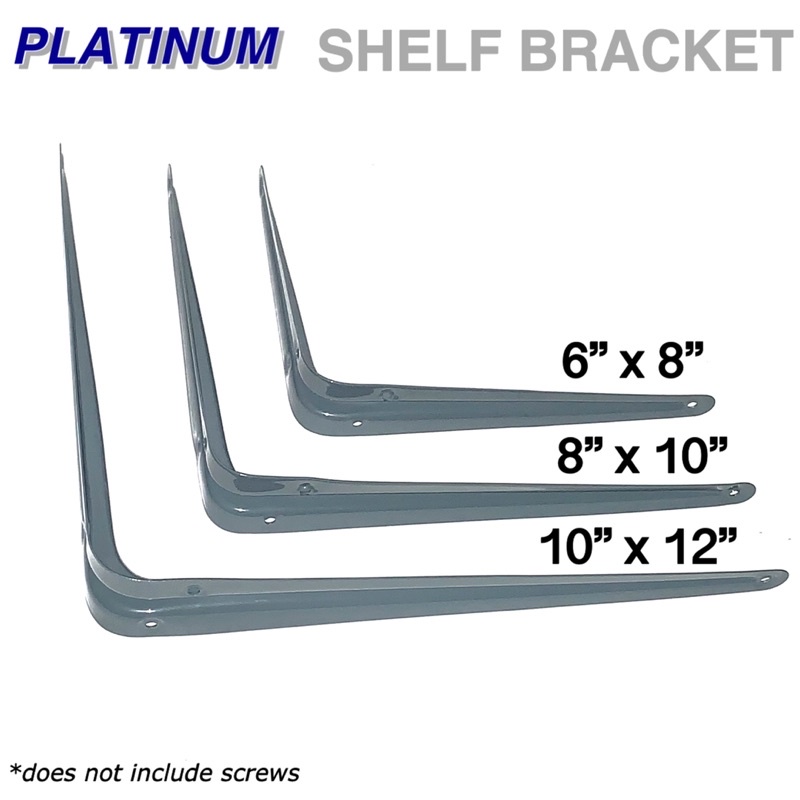 BRYANT Heavy duty Shelf Bracket | Right-Angle L-Shaped Support | 6” x 8 ...