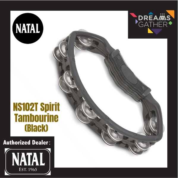 NATAL - NS102T Spirit Tambourine (Black) | Shopee Malaysia