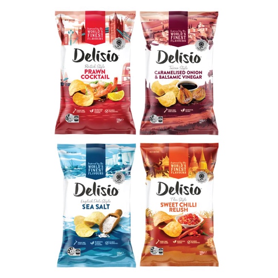 Bluebird Delisio Chips 130g direct from New Zealand | Shopee Malaysia