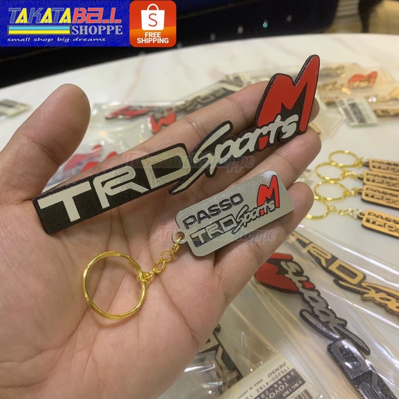 Emblem trd sport M (ready stock)/emblem trd/emblem passo/emblem toyota ...