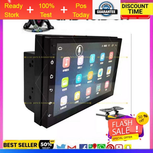 Full HD1080 Reverse camera function Android 8.1 touch screen player ...