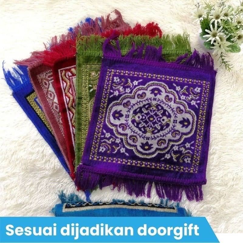 Sejadah Mini Muka Baldu (size 35×35cm) Good Quality Wholesale price ...