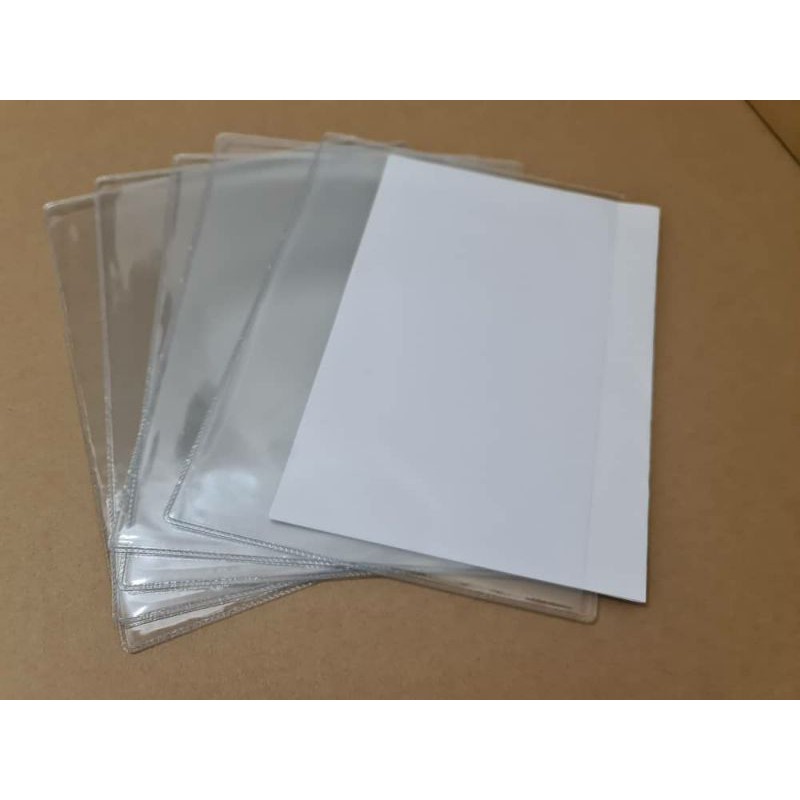 Clear Folder Documents Holder PVC F4 L U C Shape | Shopee Malaysia
