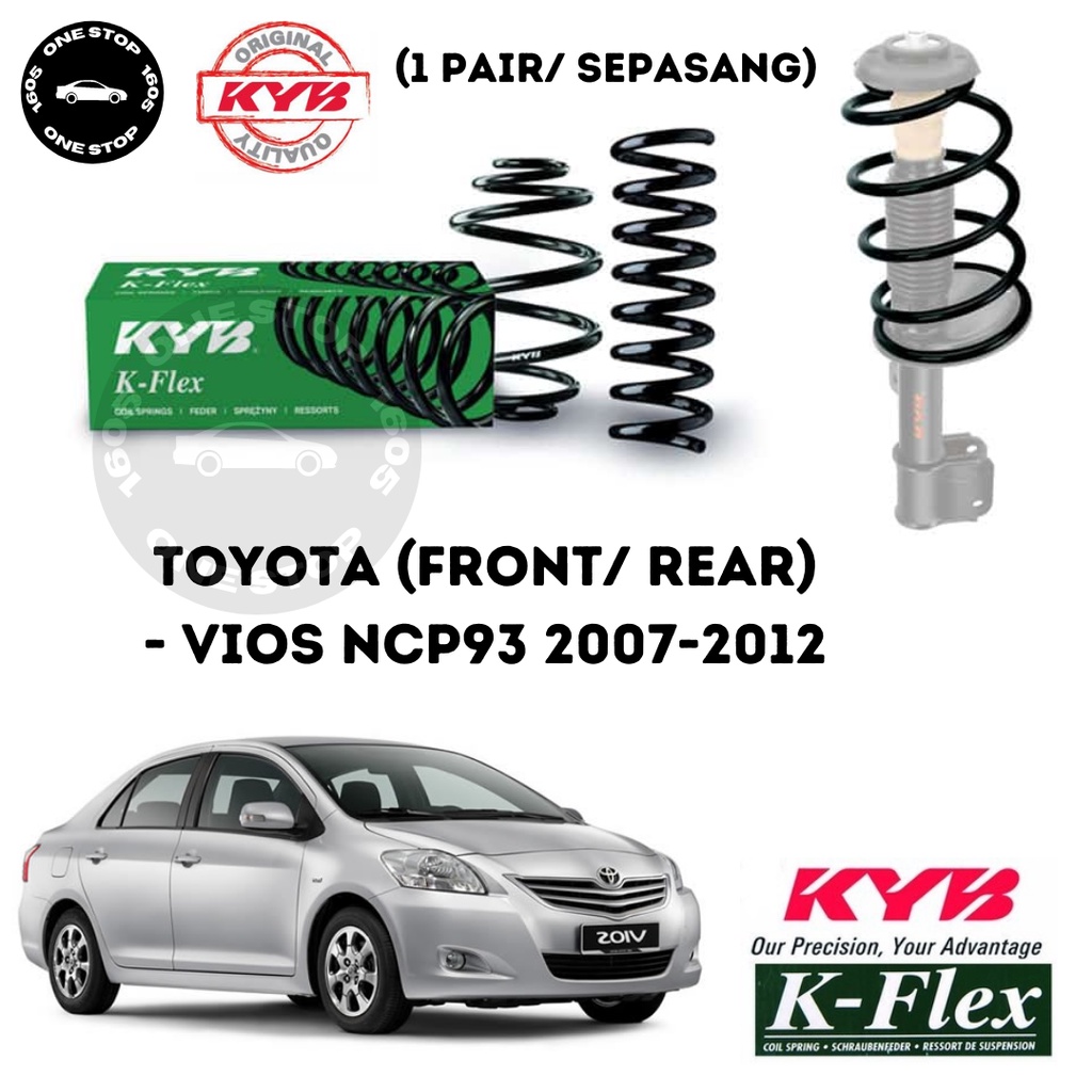 TOYOTA VIOS NCP93 DUGONG 2007-2012 DEPAN/ BELAKANG KYB KAYABA KFLEX ...