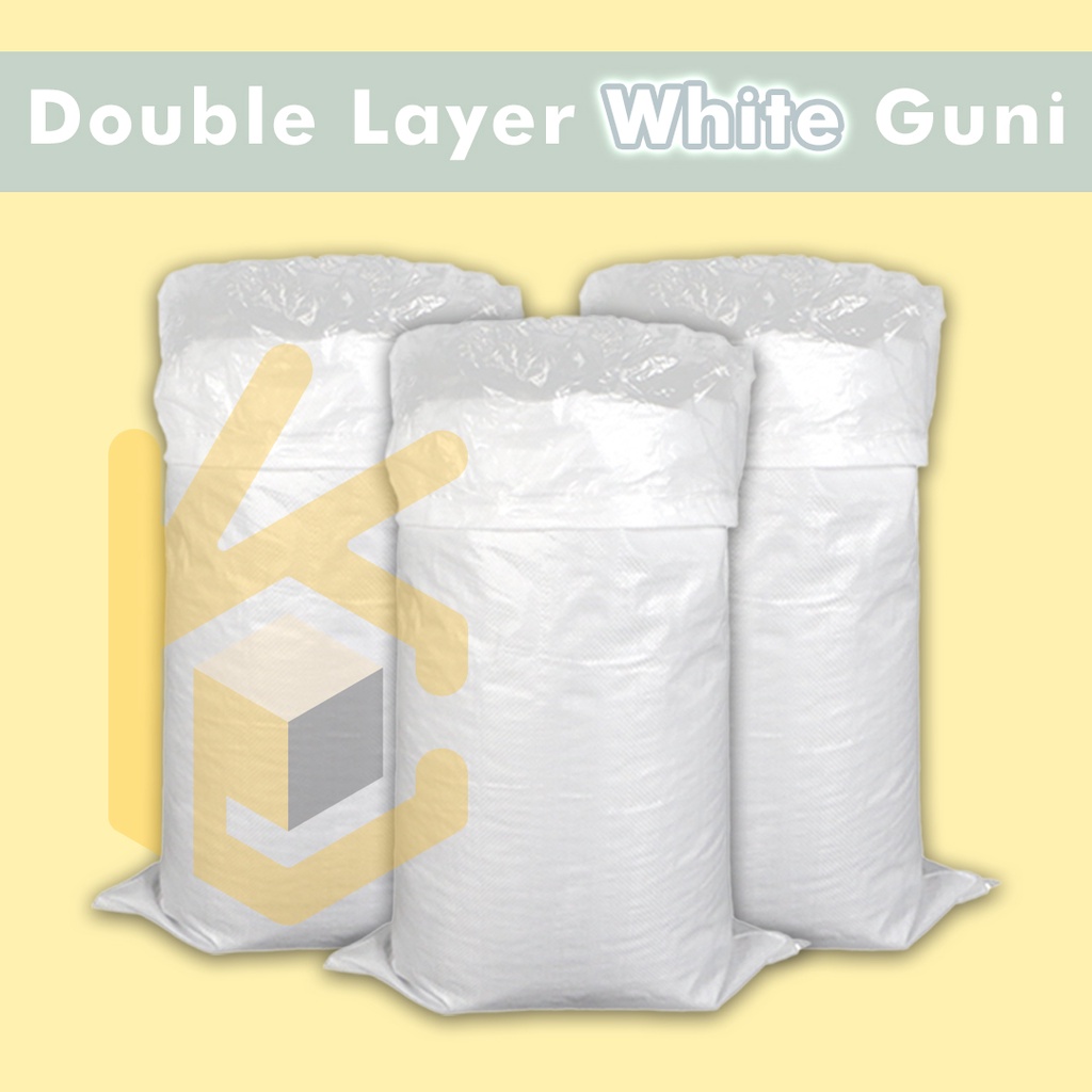 PACKMAN Guni [Waterproof & Double Layer] Guni Plastik Karung Besar PP ...