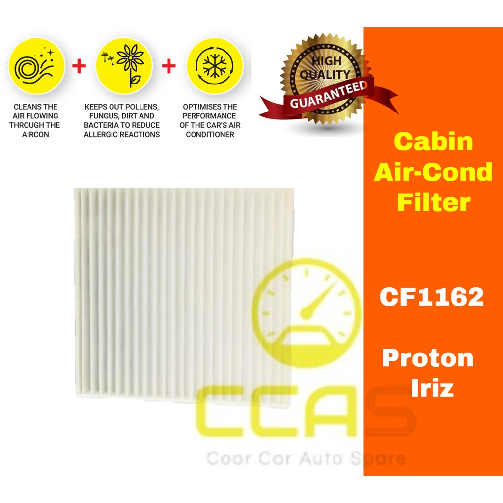 Cabin Air Cond Filter - Proton Iriz - CF1162 | Shopee Malaysia
