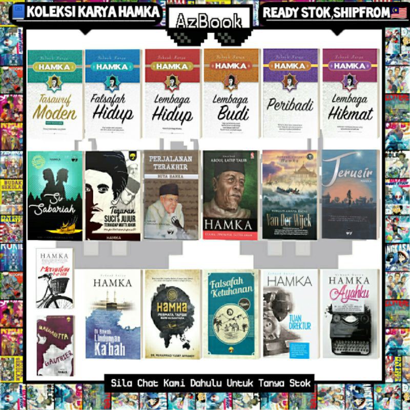 Koleksi Buku Karya Hamka Lembaga Budi Merantau Ke Deli Tasawuf Moden ...