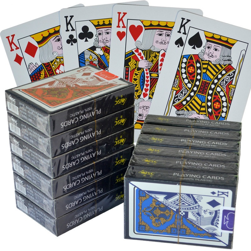 Ready Stock100% PVC Playing Cards Plastic Poker Card Game Waterproof ...