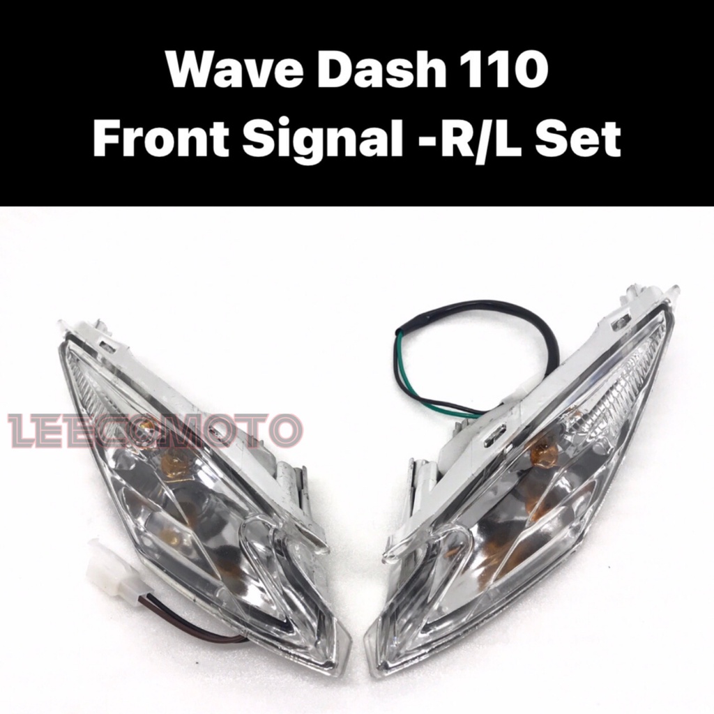 HONDA WAVE DASH V1 DASH110 DASH 110 V1 FRONT SIGNAL ASSY SET FRONT ...
